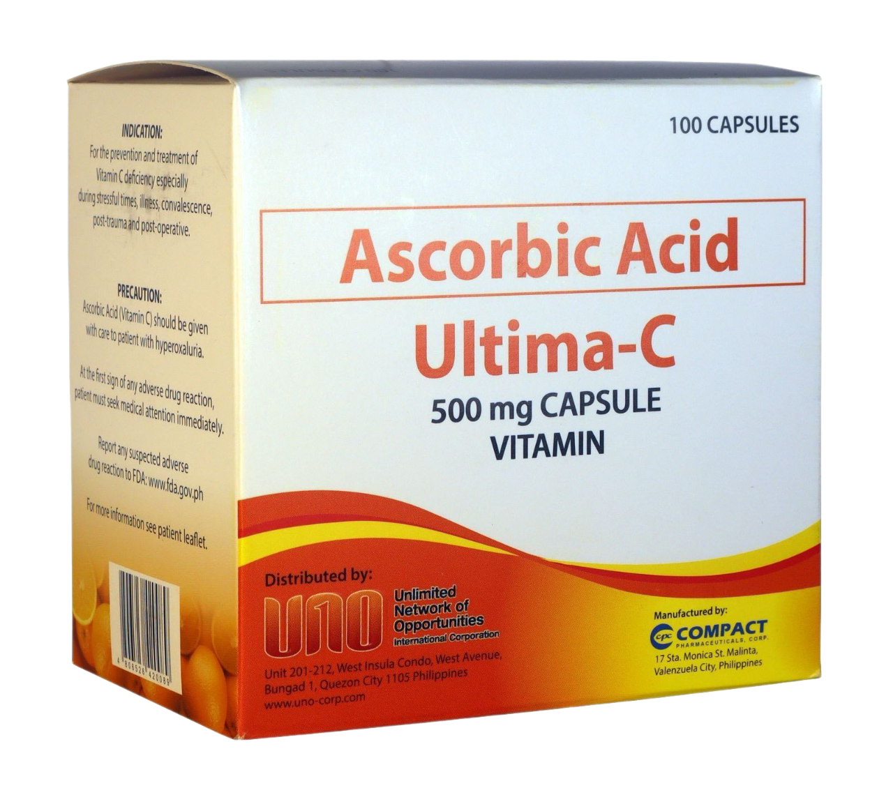 1st Health Ultima-C Capsule Sodium Ascorbate 500mg – UNO